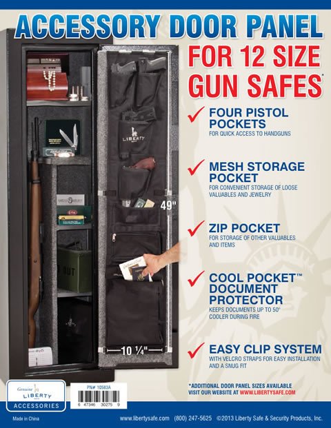 LIBERTY DOOR PANELS | SAFE ACCESSORIES | MWGUNSAFES | MWGUNSAFES